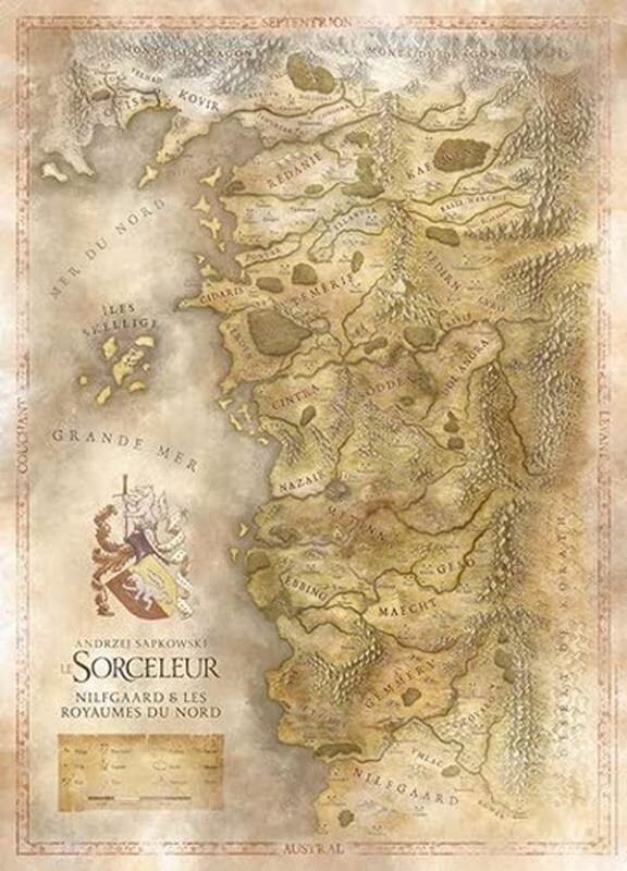 Negozio » The Witcher: La Saga Completa (8 Volumi) + Mappa omaggio