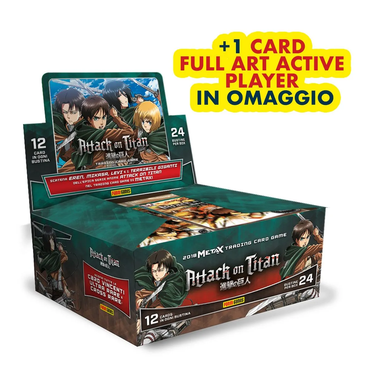 Negozio » Attack On Titan Trading Card Game - Booster Box Panini (24 ...