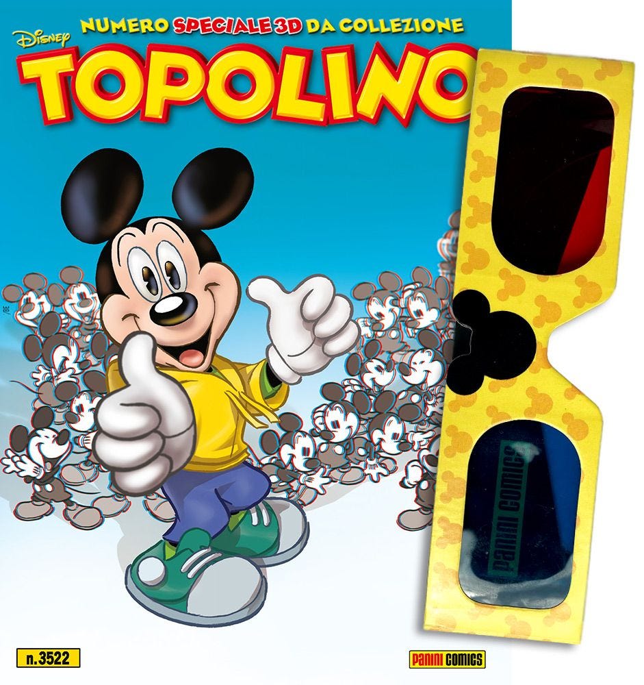 Negozio » Topolino 3522 con occhialini 3d