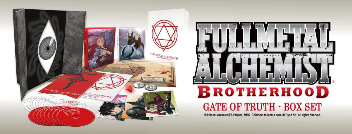 Negozio » Fullmetal Alchemist Brotherhood - Gate Of Truth Box-Set (8 ...