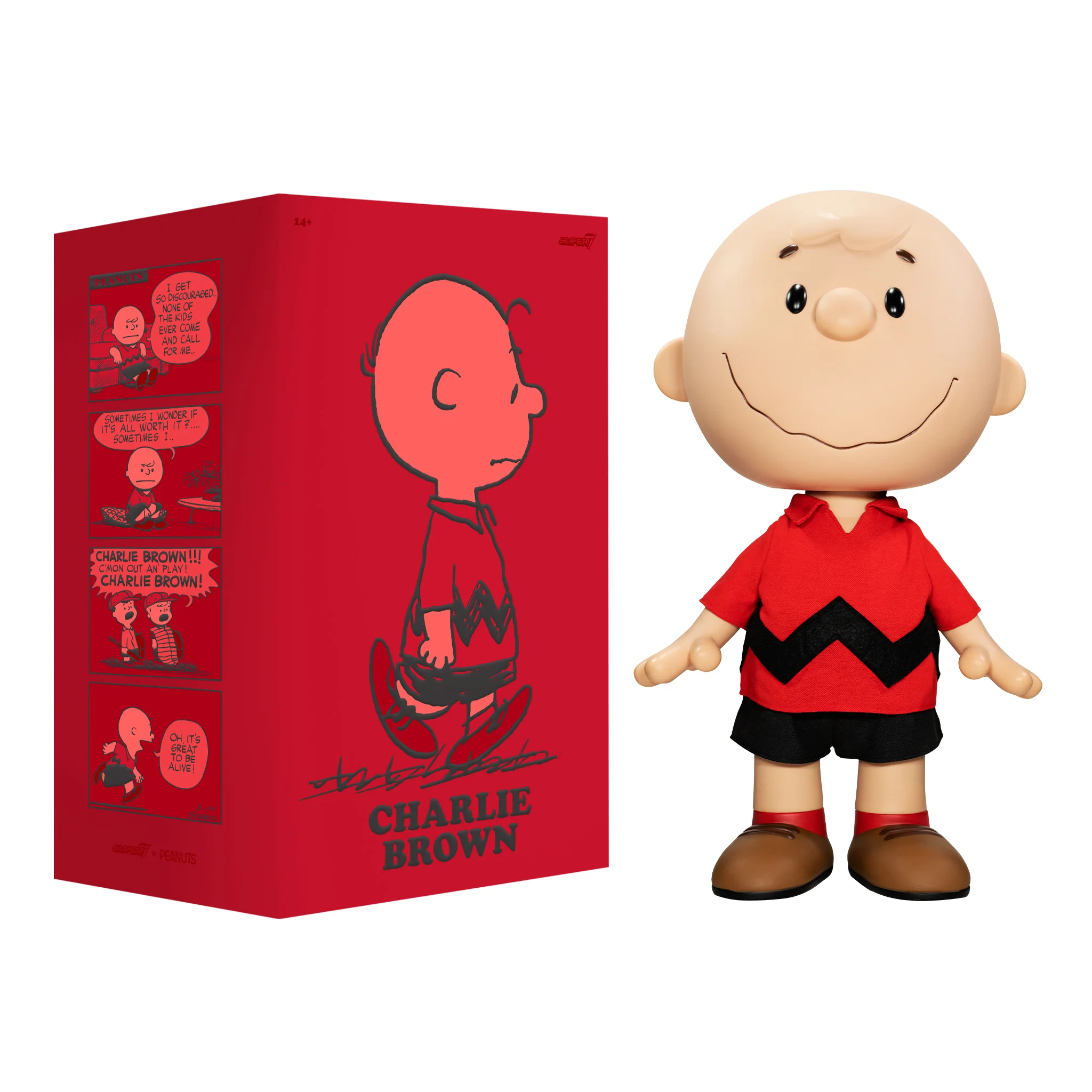 Peanuts Supersize Charlie Brown Red Shirt – L'idea che ti manca